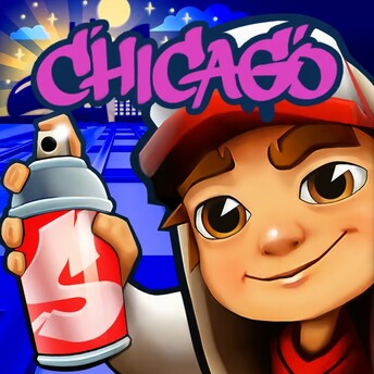 Игра Сабвей Серф: Чикаго - играть онлайн бесплатно